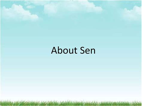 AMARTYA SEN.ppt | Government Support and Welfare | Financial Assistance