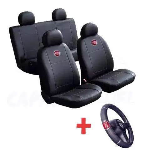 Capa Banco Couro Fiat Strada Cabine Estendida 2000 2001 2002 Frete grátis