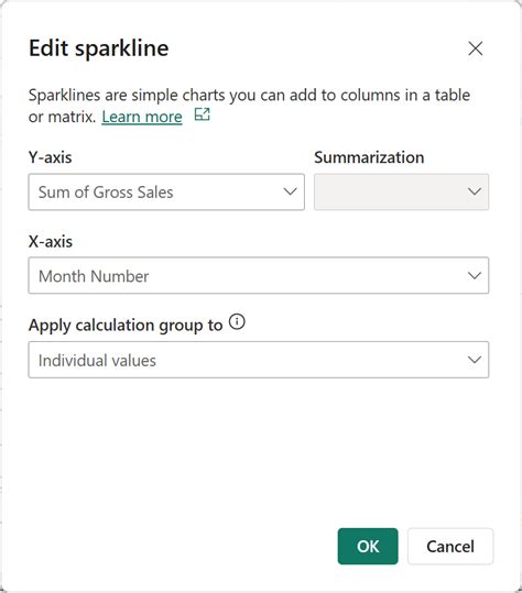 Buat Sparkline Pada Tabel Atau Matriks Dalam Laporan Power Bi