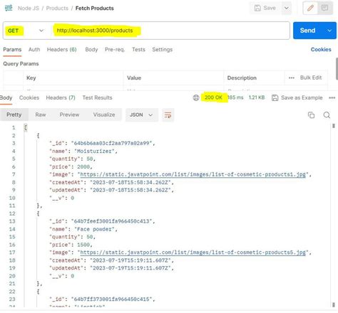 Nodejs Restful Api Project With Express Mongodb And Postman