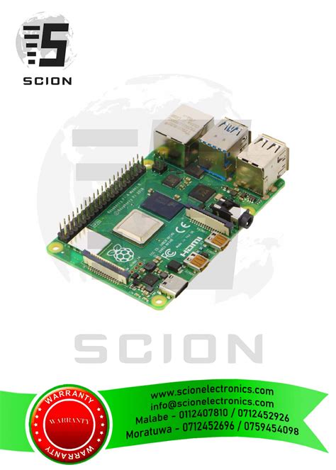 Raspberry Pi 4 Computer Model B 4gb Ram Pre Order Scion Electronics