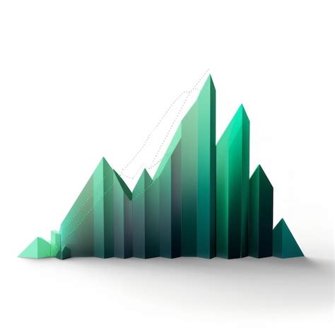 Premium Photo Statistics Graph With Upwards Trajectory