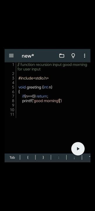 Function Recursion C Language Program Print The User Input Good
