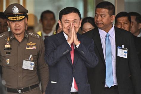 Former Thailand Pm Thaksin Shinawatra Jailed After Returning From 15