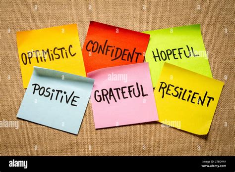 Inspirational Power Words Optimistic Confident Hopeful Positive