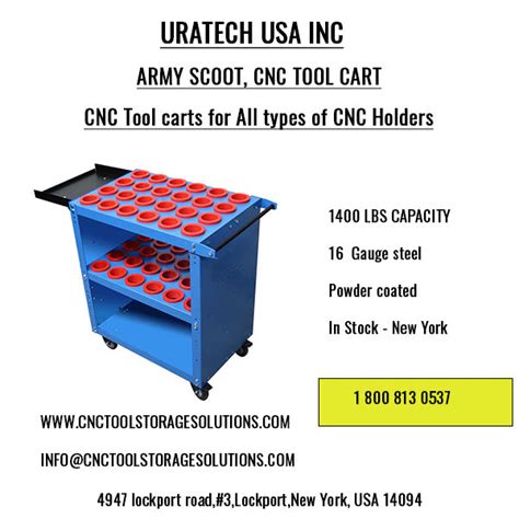 Army Scoot Cnc Tool Cart From Uratech Usa Inc Uratech Usa Inc