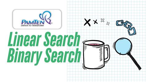 linear search binary search searching algorithms python pamten