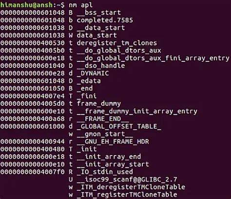 Linux Nm Command Tutorial For Beginners 10 Examples
