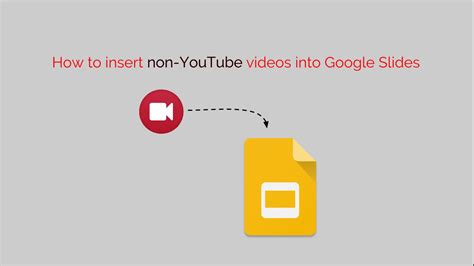 How To Insert Non Youtube Videos Into Google Slides Youtube