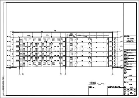 某六层综合楼建筑水暖电设计初步及cad施工图公共建筑效果图土木在线