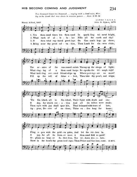 Trinity Hymnal 234 Ten Thousand Times Ten Thousand Hymnary Org