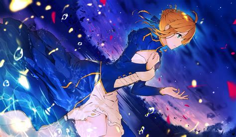 【p站搬运美图】亚瑟王——阿尔托莉雅·潘德拉贡（吾王saber） 哔哩哔哩