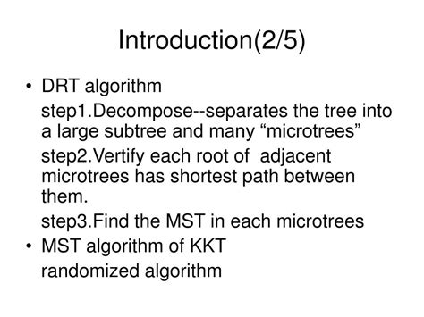 Ppt A Simpler Minimum Spanning Tree Verification Algorithm Powerpoint Presentation Id518645