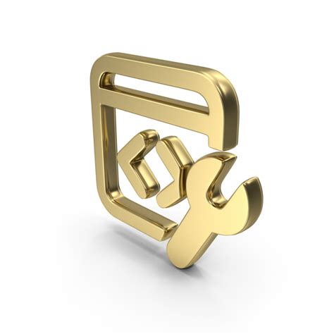 Gold Settings Script Menu Icon Png Images And Psds For Download