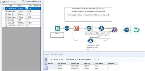 Solved Exclude Data With Zero Sum Qty Alteryx Community