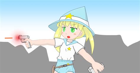 ピクシブ・クロス・ゾーン 【pixz】千鶴の射撃訓練 にゃ～ごのイラスト Pixiv