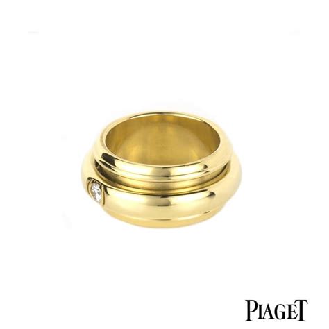 Piaget 18k Yellow Gold Diamond Possession Ring Size O 55 Rich Diamonds