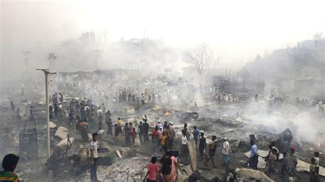 Major Fire At Refugee Camp In Bangladesh Good Morning America