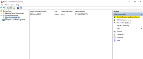 Epicor Admin Console Create New Application Server From Xml Config File Kinetic Erp Epicor