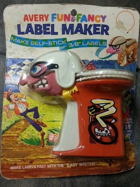 Vintage Fun And Fancy Avery Label Maker Nutty Mads How To Make Labels