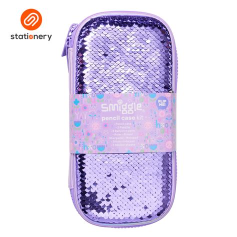 Smiggle Sequins Magic Small Hardtop Stationery T Pack Lilac Sm Stationery