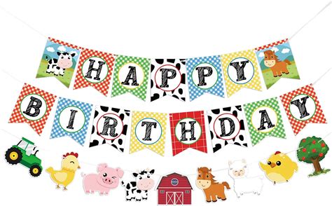 بنر تولد حیوانات مزرعه Wernnsai بنر تولدت مبارک با تراکتور گلدسته