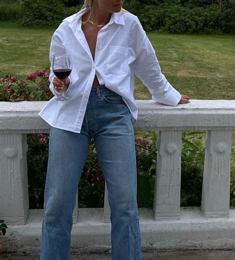 Pin On Fashion Shirt Outfit Women Fashion Outfits White Shirt Outfits