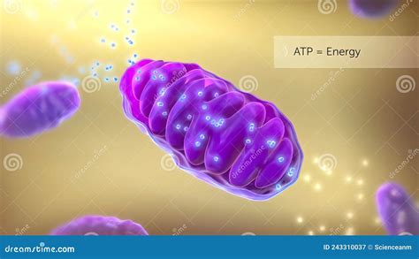 Atp Synthase 3d Medical 3d Render Stock Illustration Illustration Of