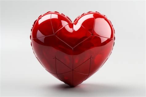 Premium AI Image Tiny Heart Icon With A Hint Of Transparency