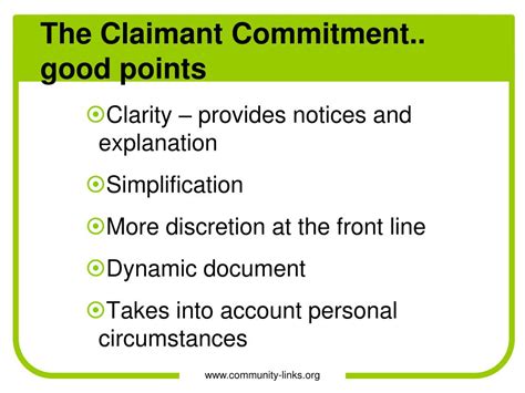 Ppt Personalising The Claimant Commitment Powerpoint Presentation