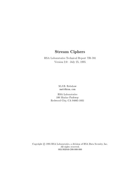 stream ciphers pdf