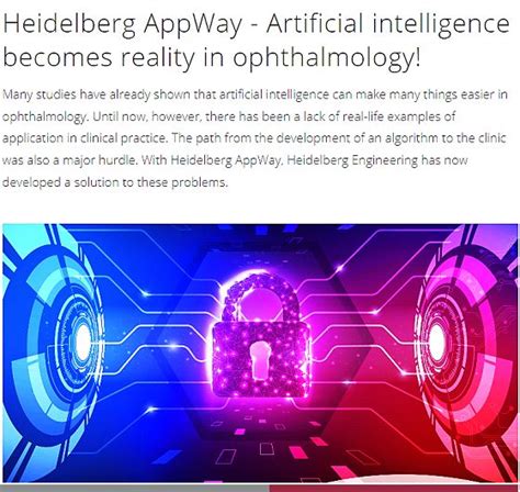 Heidelberg Engineering On Linkedin Heidelbergappway Uncovermore Ai