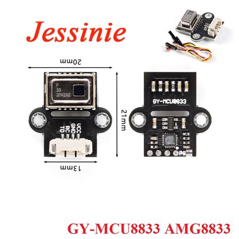 Amg8833 Ir 88 Thermal Imager Dot Matrix Temperature Sensor Module 8x8 Infrared Camera Serial