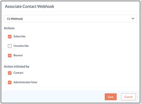 Select An Existing Webhook Of Another List Or Add A New Webhook