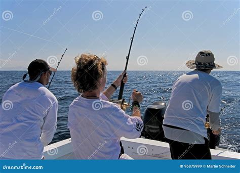 Big Game Or Deep Sea Fishing In Costa Rica Editorial Stock Image