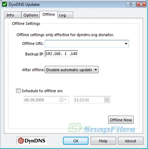 DynDNS Updater Screenshot And Download At SnapFiles Com