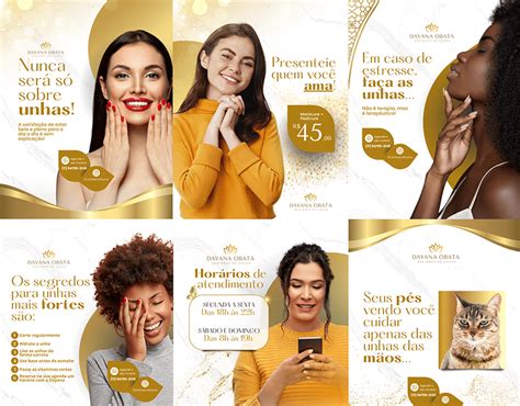 Social Media Manicure Nail Designer On Behance