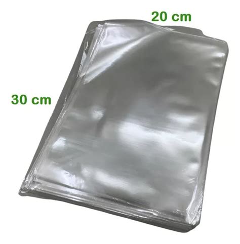 Saco Plastico Transparente Reforçado Bd 20x30 Freezer 1 Kg