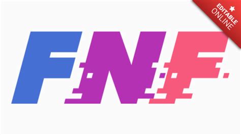 Fnf Colored Font Text Effect Generator