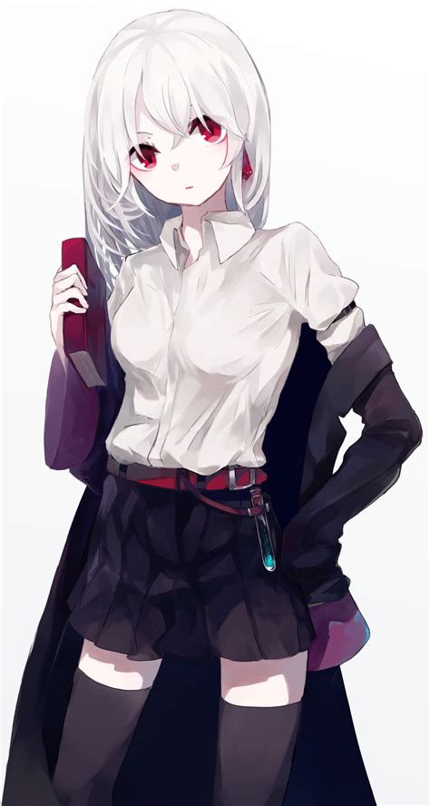 P站美图国人自古人均白毛控白发美少女壁纸特辑 哔哩哔哩