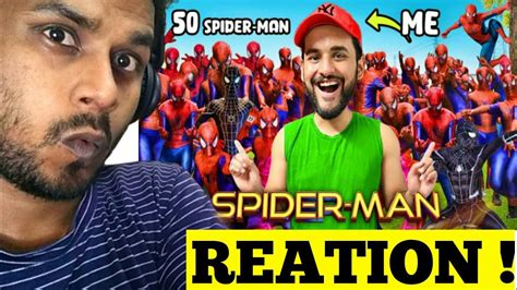 I Hired 50 Real Life Spider Man For 24 Hours Challenge Reaction Fukra