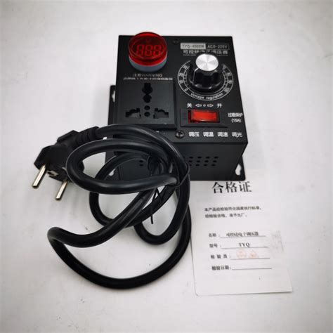 Controlador De Tens O Vari Vel Compacto Da C A 220v 4000w Regulador De