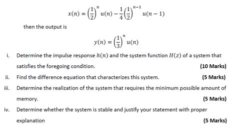 solved 3 design a causal discrete time linear time