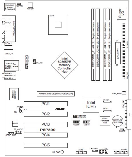 ASUS P5P800 - The Retro Web