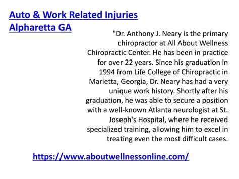 Ppt Auto And Work Related Injuries Alpharetta Ga Powerpoint