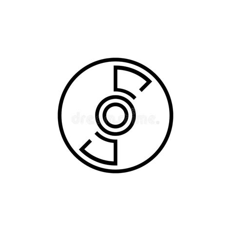Dvd Vector Icon Computer Component Icon Outline Style Perfect Use For Logo Presentation