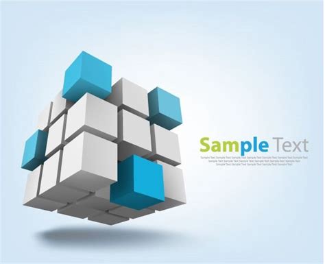 Abstract Cubes Background Vector Illustration Free Vector Graphics All Free Web Resources