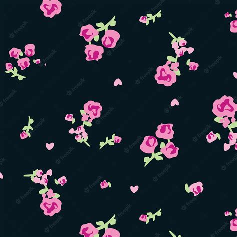Premium Vector Cute Pattern In Small Flower Small Colorful Flowers