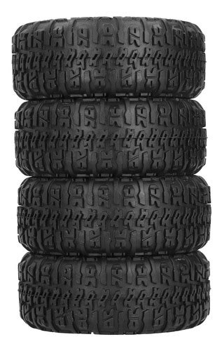 Neumático De Recorrido Corto 4pcs Rc Car Rubber Rims Terrain Cuotas