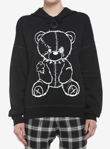 Zombie Bear Girls Oversized Hoodie Hot Topic